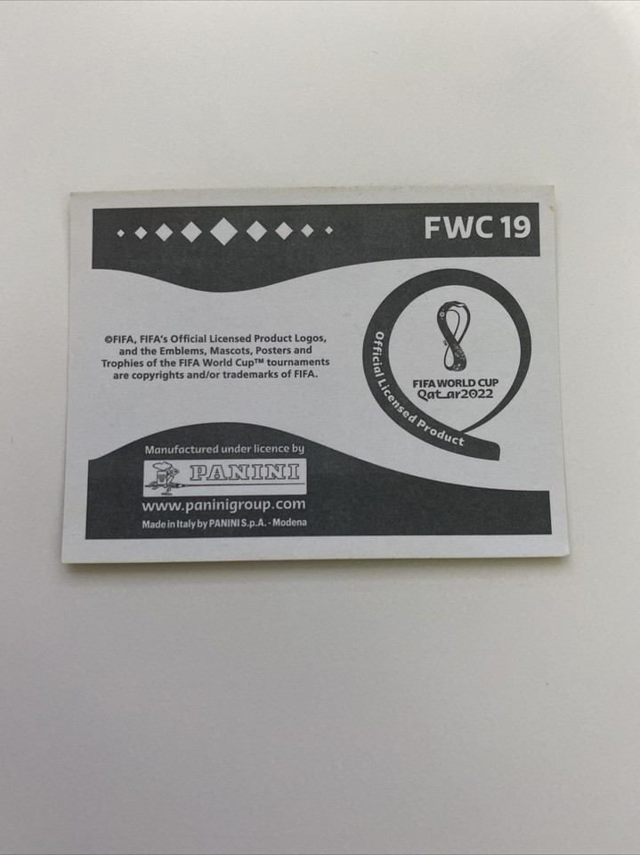 Panini World Cup Qatar 22, Timeline URUGUAY, FWC 19, GOLD Sticker ...