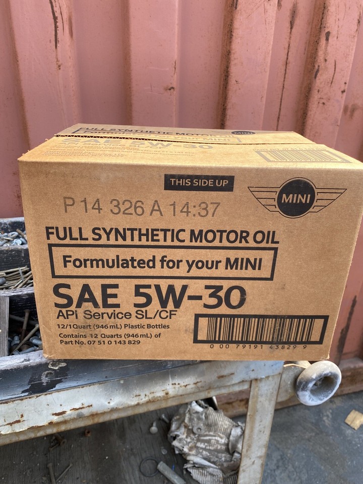 12 Liters Pack BMW MINI ORIGINAL 5W30 FullSynthetic Engine Motor Oil | eBay