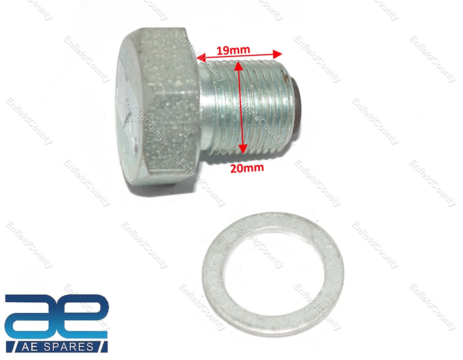 Magnetic Oil Pan Drain Plug Sump Plug For Massey Ferguson 1035 Di ...