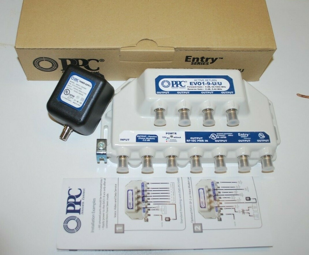 NEW Cable Amplifier 9 Port PPC Entry Series | Grelly USA