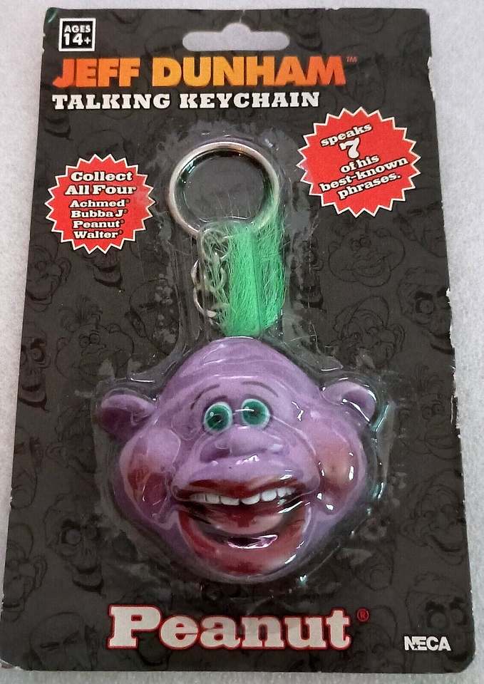 NECA Jeff Dunham Peanut Talking Key Chain New NOS Sealed MOC 2012 Needs ...