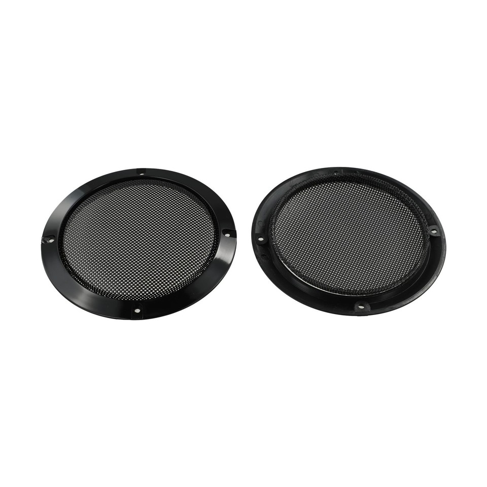 Speaker Grills DIY Accessories 2 Pcs Black Car Audio Speaker Grille Net ...