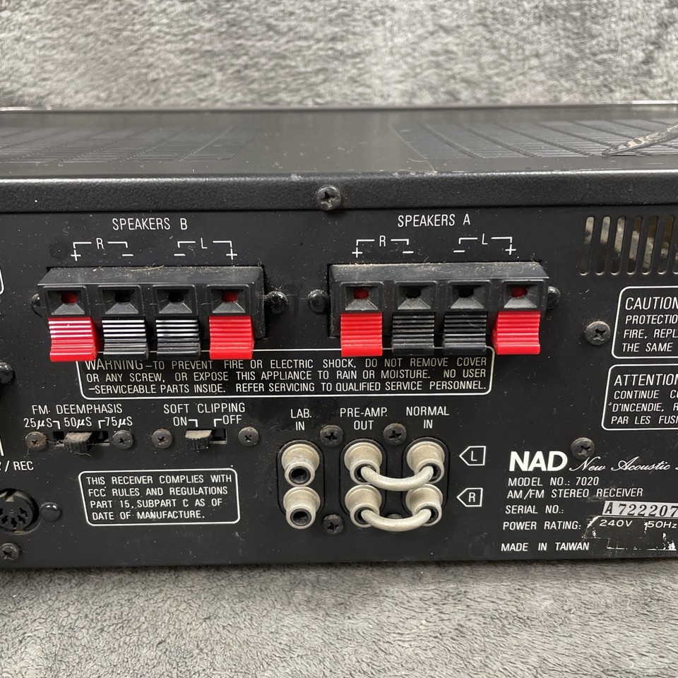 Vintage 1970s NAD 7020 Hifi FM/AM Receiver Amplifier Tested Working | eBay