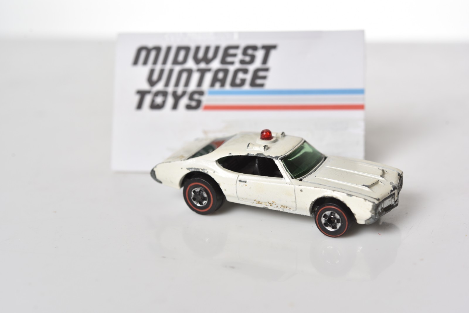 Hot Wheels Red Line - POLICE CRUISER (D) Red Dome Light - Opening hood ...