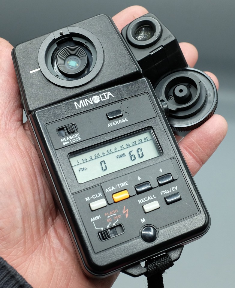 MINOLTA Auto Meter IIIF Light Meter Exposure Meter w Viewfinder EXC ...