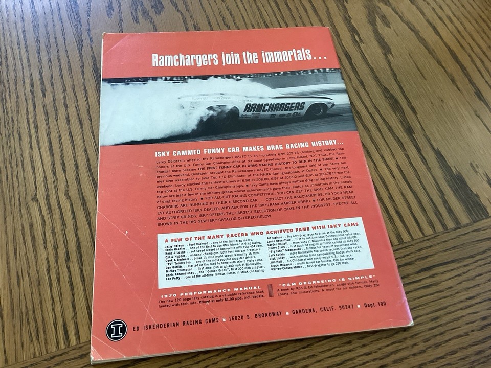 Drag Racing Magazine USA 1970 Ed McCulloch NHRA Drag Racing | eBay