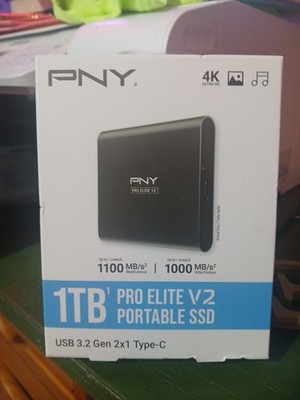 PNY 1TB Pro Elite V2 Portable SSD portable Drive. NEW SEALED | eBay