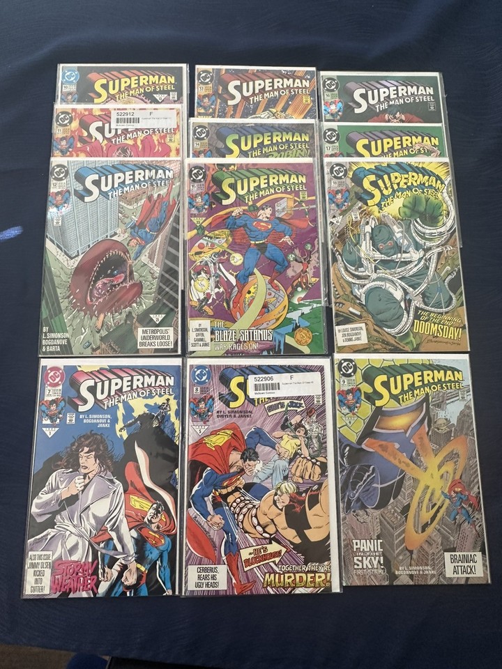 DC Superman The Man of Steel (1991) Lot of , #1-90 and 6 issues of ...