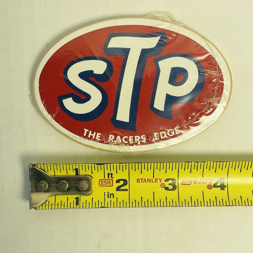 Vintage STP "THE RACERS EDGE" Stickers Decals 25 Pack Sealed | eBay