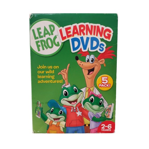 Leapfrog Learning DVDs 5 Pack | Out Of Production | Rare | Fast ...