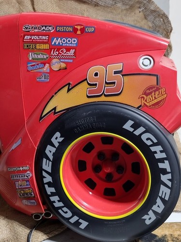 Disney Pixar Cars Lightning Mcqueen 13" CRT TV DVD Combo Television for ...