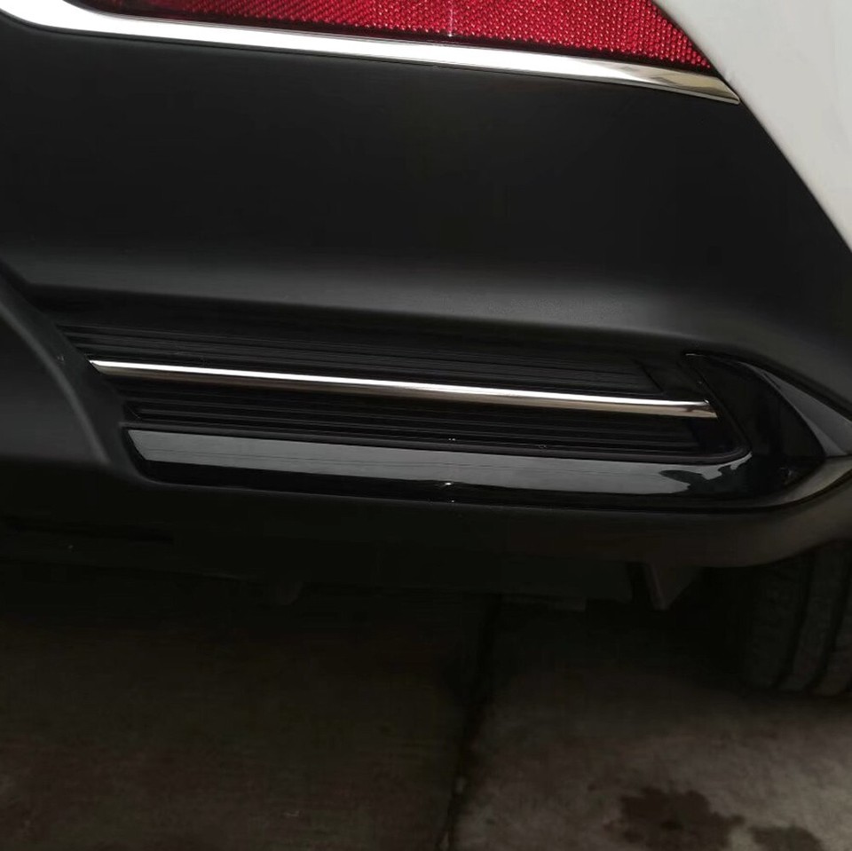 Chrome Side Rear Bumper Trim Moldings For 2022-2025 Lexus NX 250 350h ...