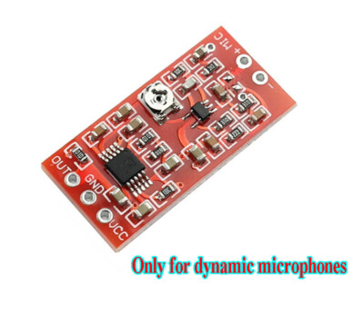 MAX4466 Dynamic Microphone Preamplifier Module with SSM2167 Voice ...