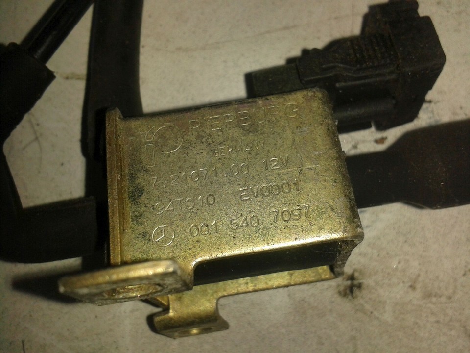 Mercedes W201 W124 pierburg unterdruckventil elektrisch 0015407097 | eBay