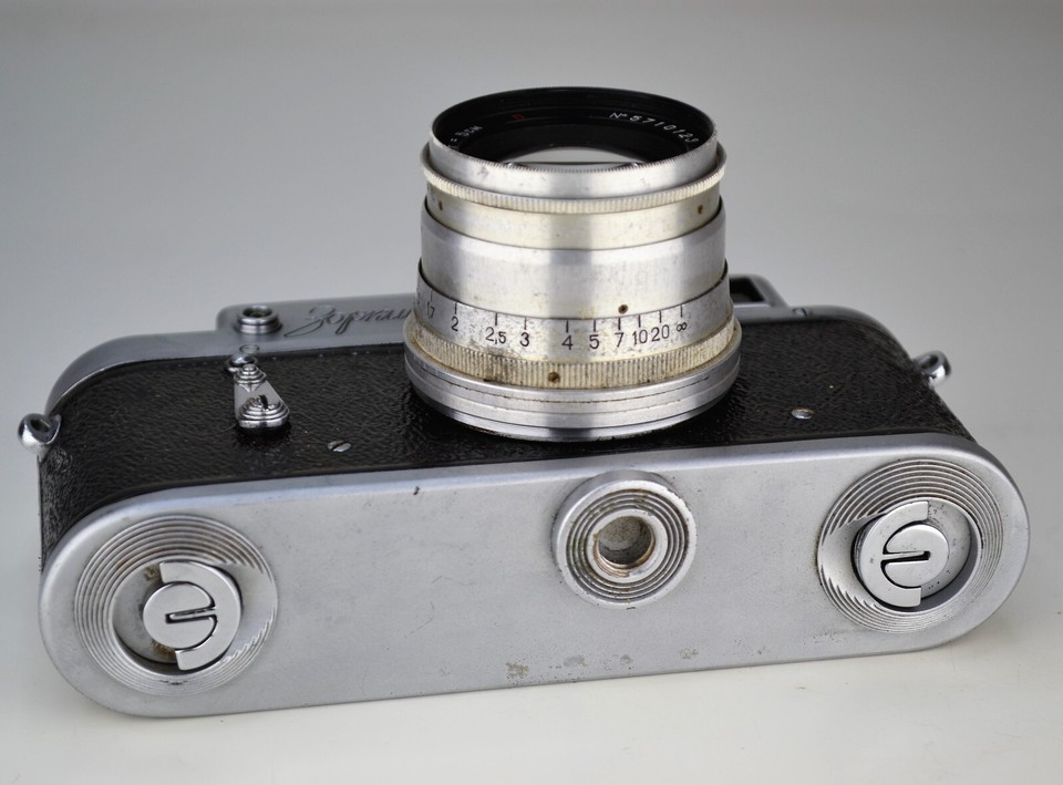 1957 EARLY USSR "ZORKI 4" RANGEFINDER CAMERA + JUPITER-8 LENS, f2/50 ...