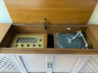 Mid-Century Fisher Stereo Radio Console w/Garrard Turntable | eBay