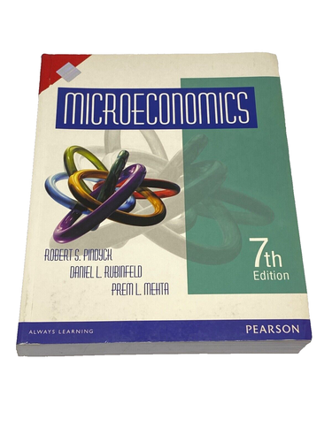 MICROECONOMICS, 7TH EDITION By Robert S. Pindyck & Daniel L. Rubinfeld ...