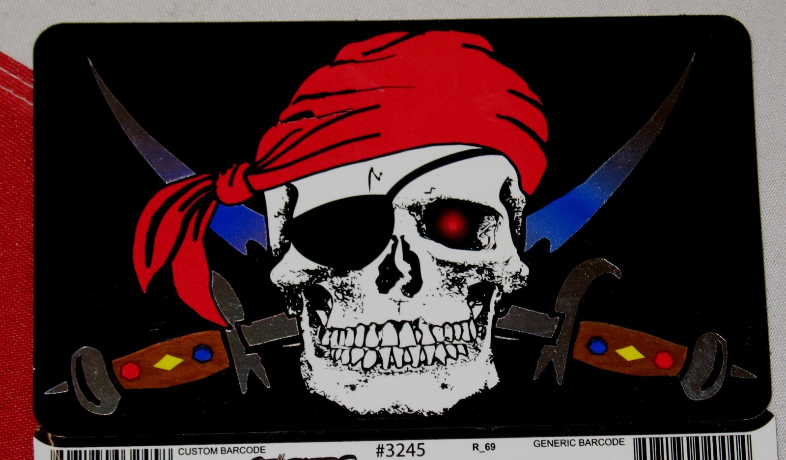 Pirate Stickers novelty fun dive gear Scuba equipment snorkeling ...