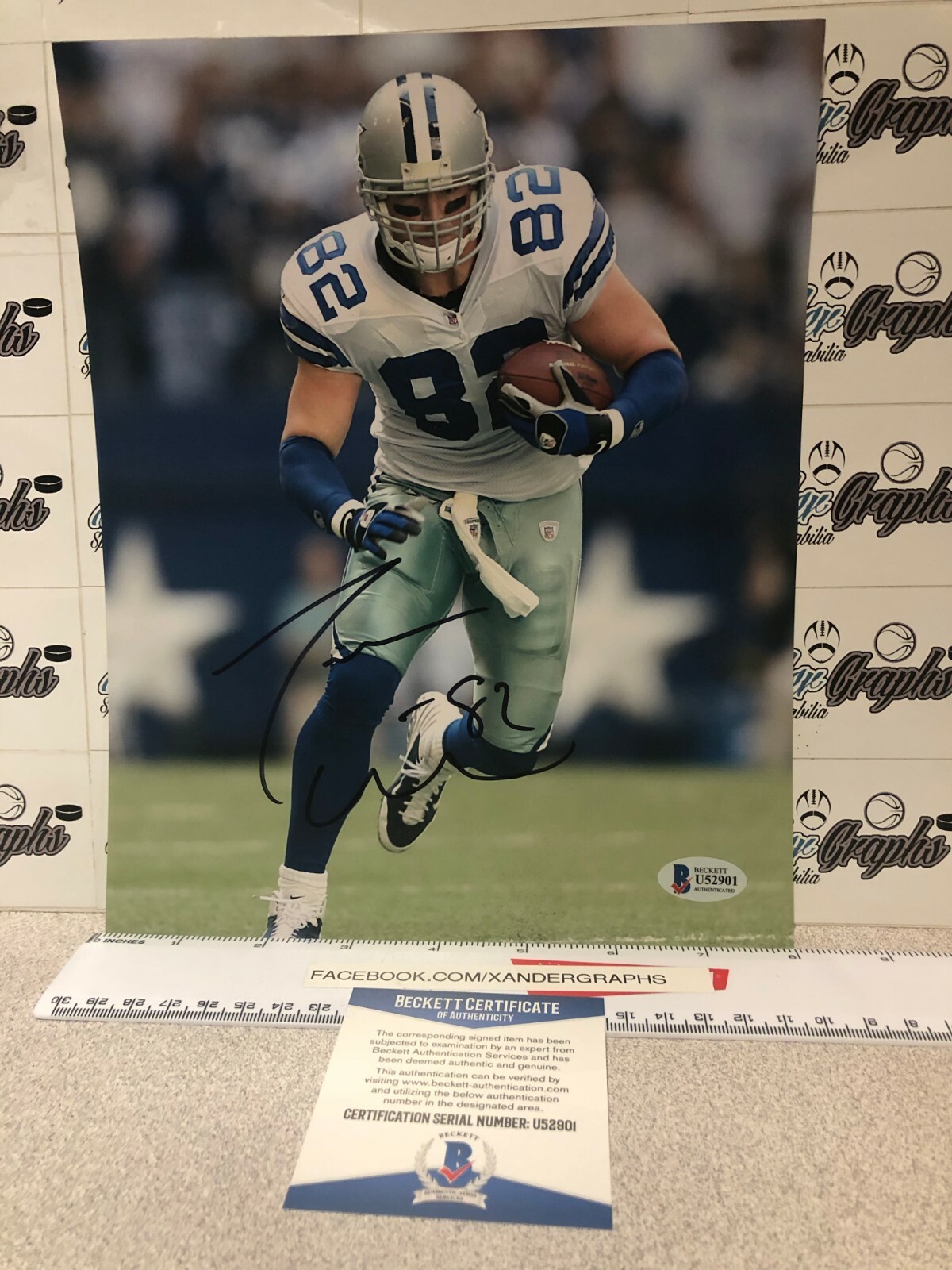 Jason Witten Autographed Memorabilia | Signed Photo, Jersey ...