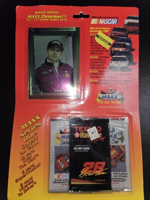 Vintage Nascar Cards 1995 Special Edition Maxx Chromium Club Maxx Geoff ...