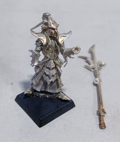 2000 Games Workshop GW Warhammer Dark Elf Drow Black Guard Mini with ...