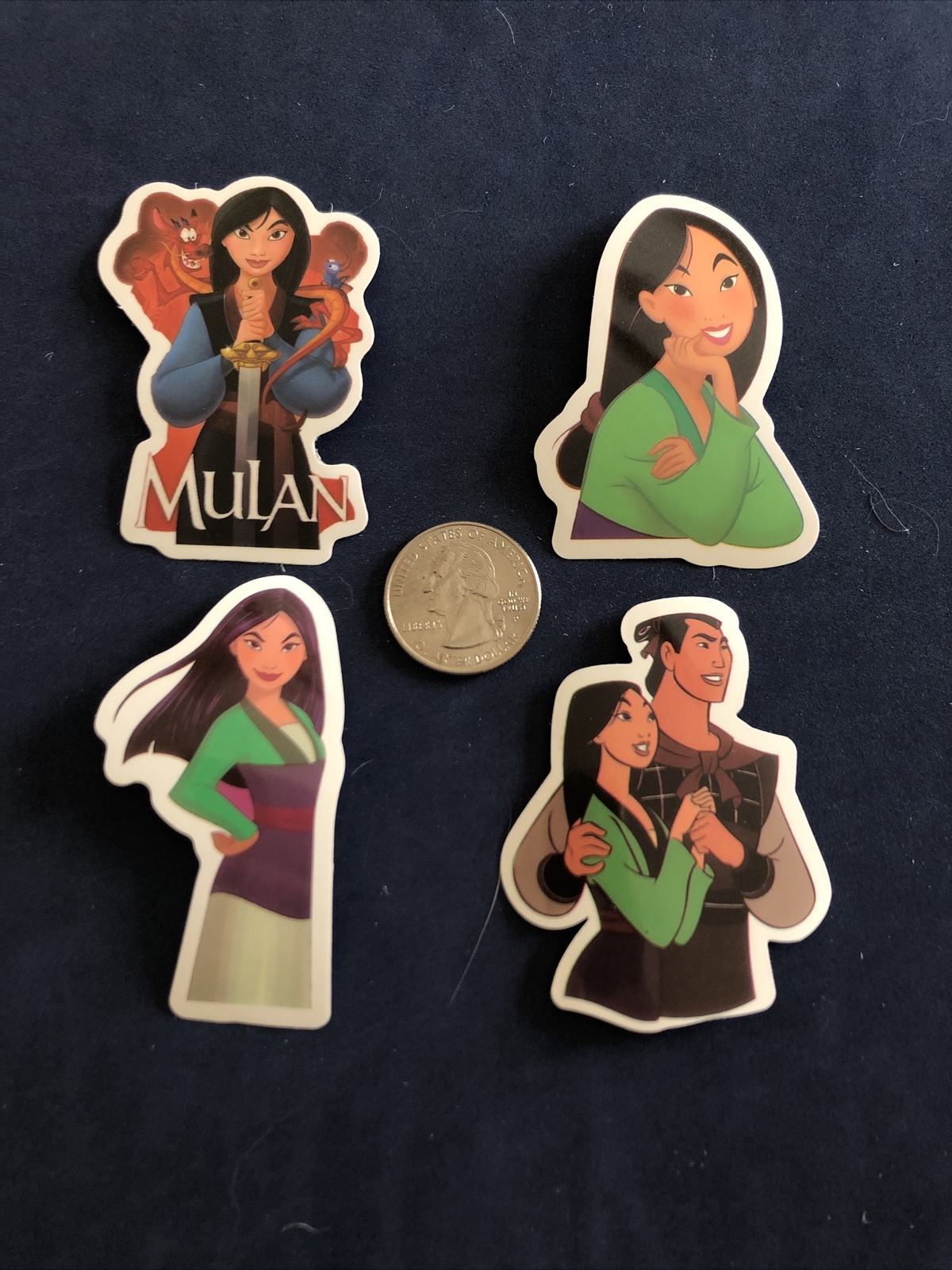 Disney Stickers - Lot of 4 - Mulan - Rare | eBay