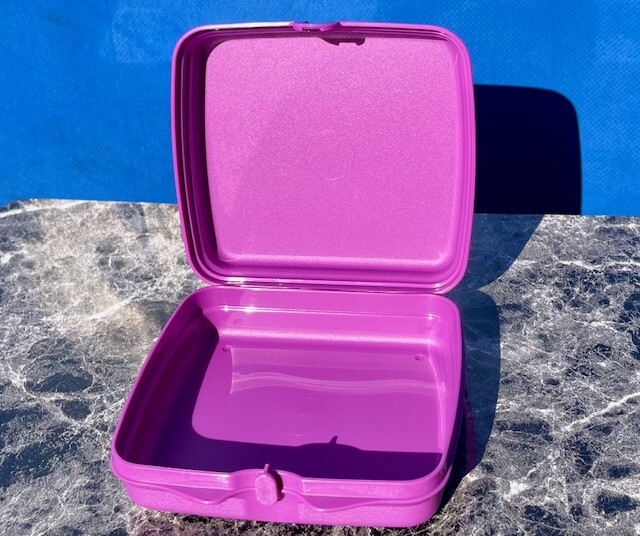 Tupperware Sandwich Keeper Square Away Container Different Colors New ...