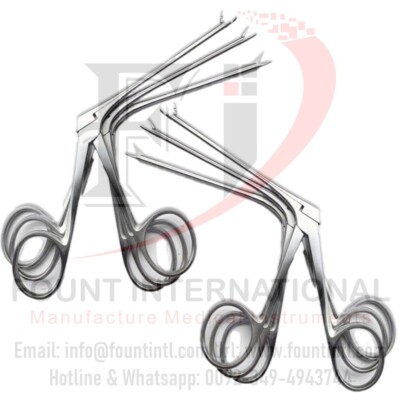 Fount Micro Ear Forceps,6 pcs Ent Instruments Set Micro Surgical ...