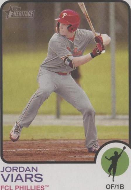 2022 Topps Heritage Minor League Edition - Jordan Viars #120 (RC) for ...