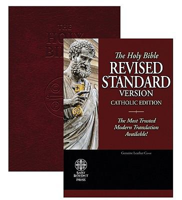 RSV Catholic Bible : Leather Burgundy by Saint Benedict Press Staff ...