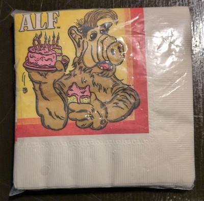 1 Pack Of Vintage Alf TV Television Show 1987 Birthday Party Supplies ...