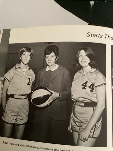 1970 Gibsonville Year Book Girls Basketball Kay Yow Coach, Susan Yow ...