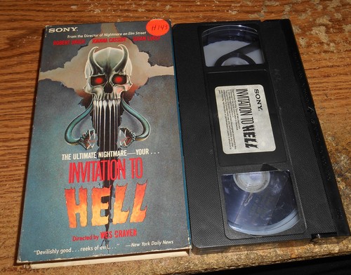INVITATION TO HELL 1984 VHS/WES CRAVEN HORROR/ROBERT URICH/SUSAN LUCCI ...