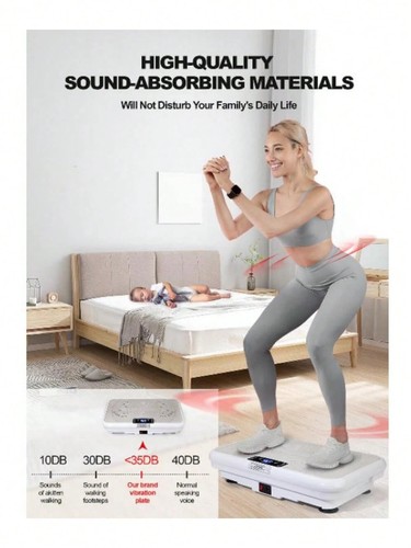 "FINAL SALE" ROTAI Vibration Plate Exercise Machine Supports 300 Lbs ...