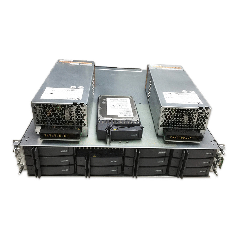NetApp FAS2020 HA 2x X3249A-R5 Controller 12x 450GB Hard Drive Dual PSU ...