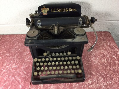 L.C. Smith & Bros Company Secretarial Manual Typewriter Model No. 8 ...