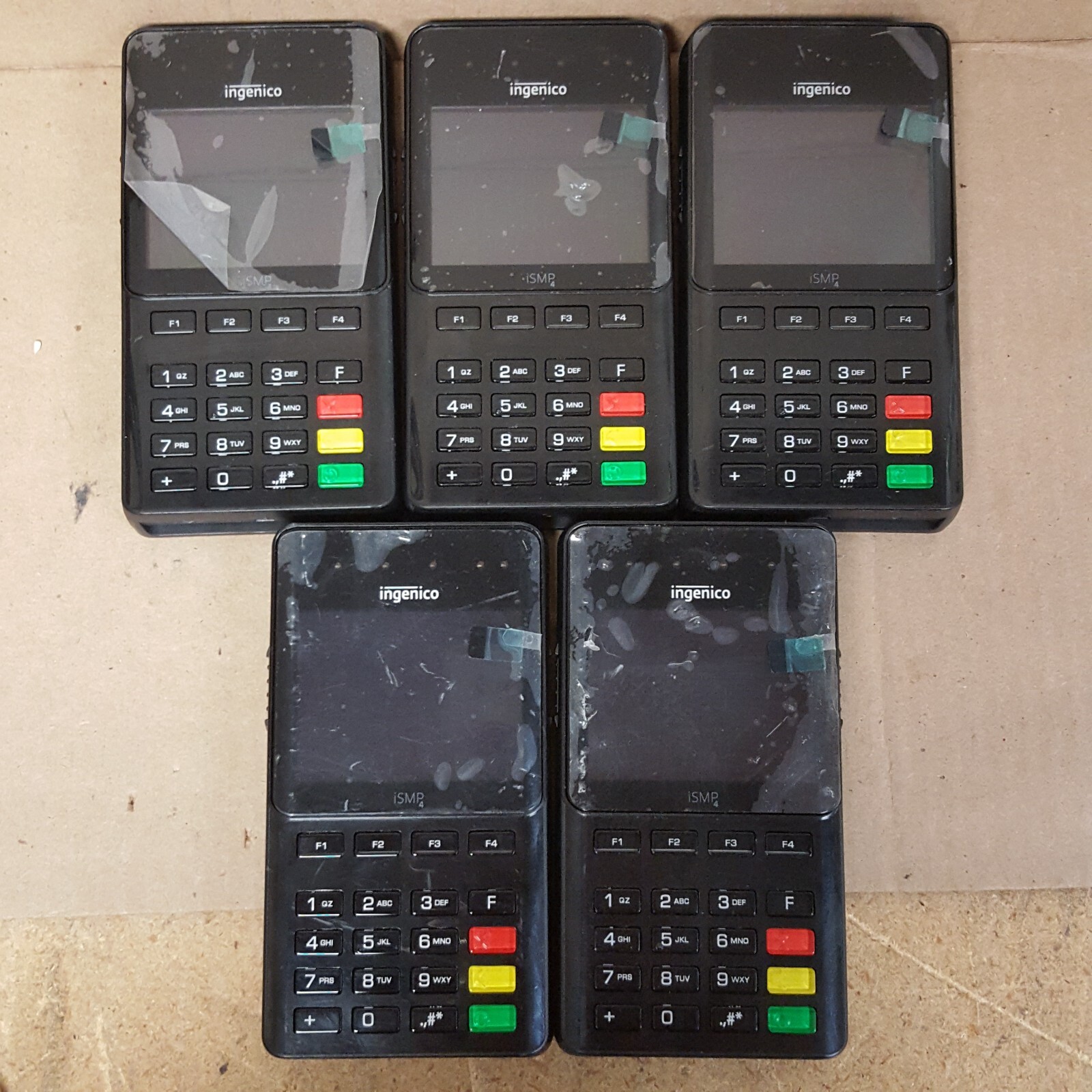 Lot of 5- Ingenico iSMP4 POS Barcode Reader IMP627-11P3554C (No ...