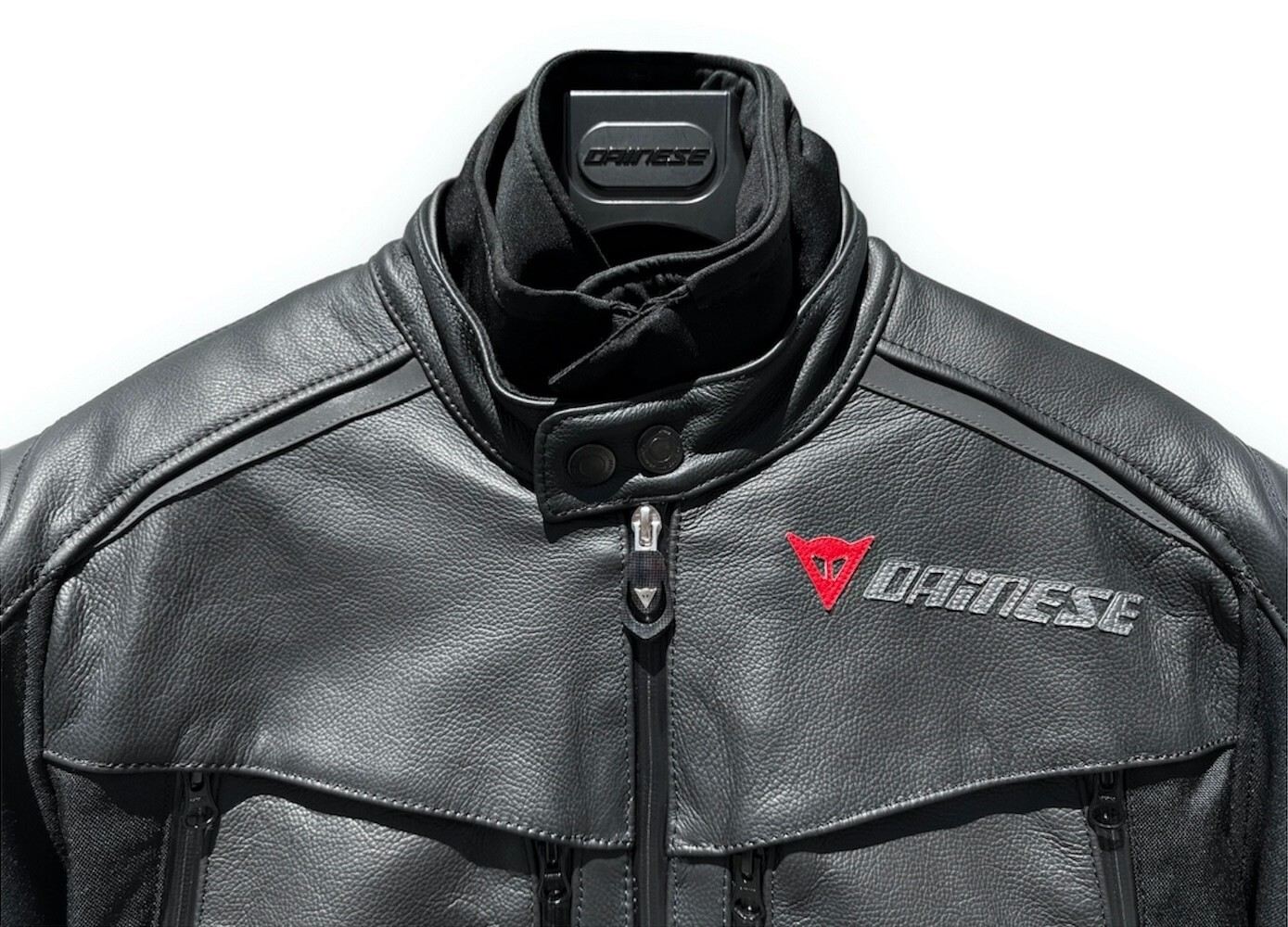 DAINESE Cruiser D-Dry Leather Jacket CE Armored Motorcycle Touring Mens ...