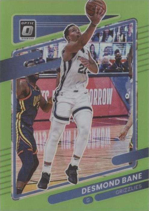 2021-22 Panini Donruss Optic - Desmond Bane #50 Lime Green Prizm /149 ...