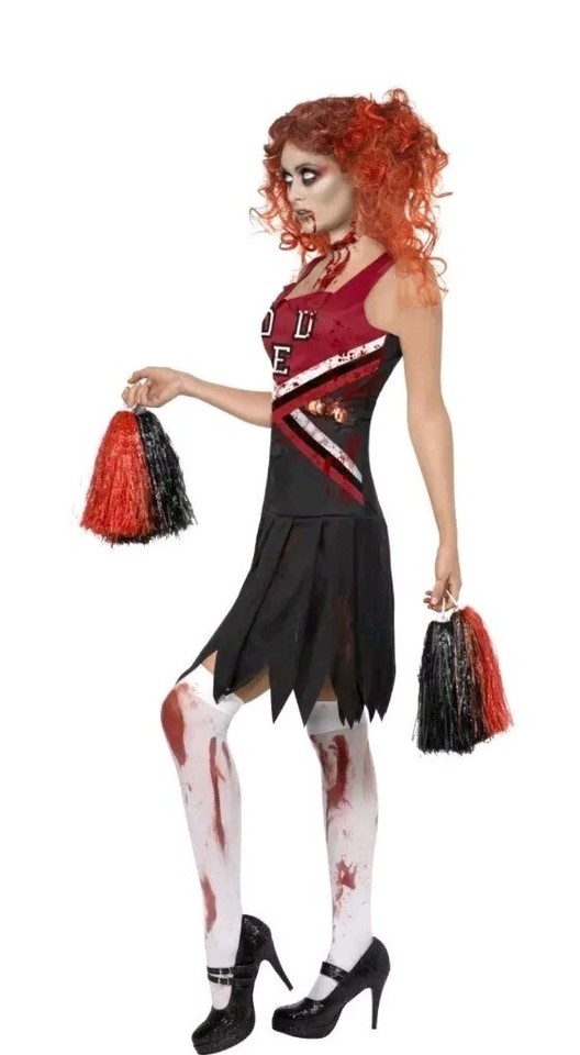 Zombie Cheerleader High School Girl Dead Horror Costume Adult Teen ...