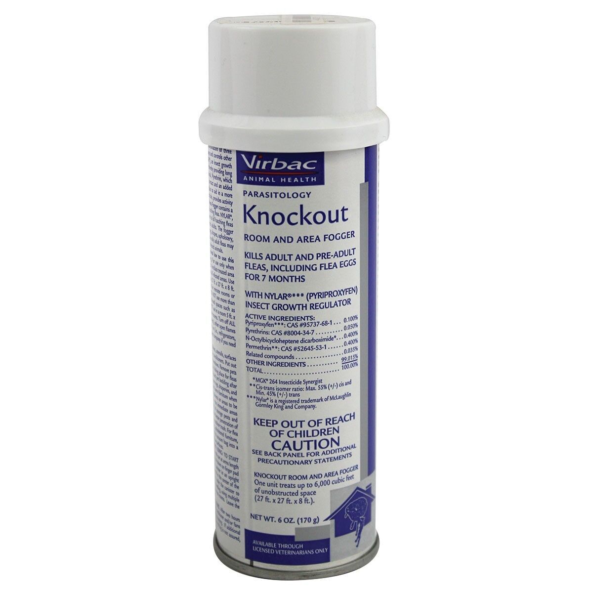 Virbac 6 Oz. Knock Out Room Fogger Carpet Spray - (VC612014) for sale ...