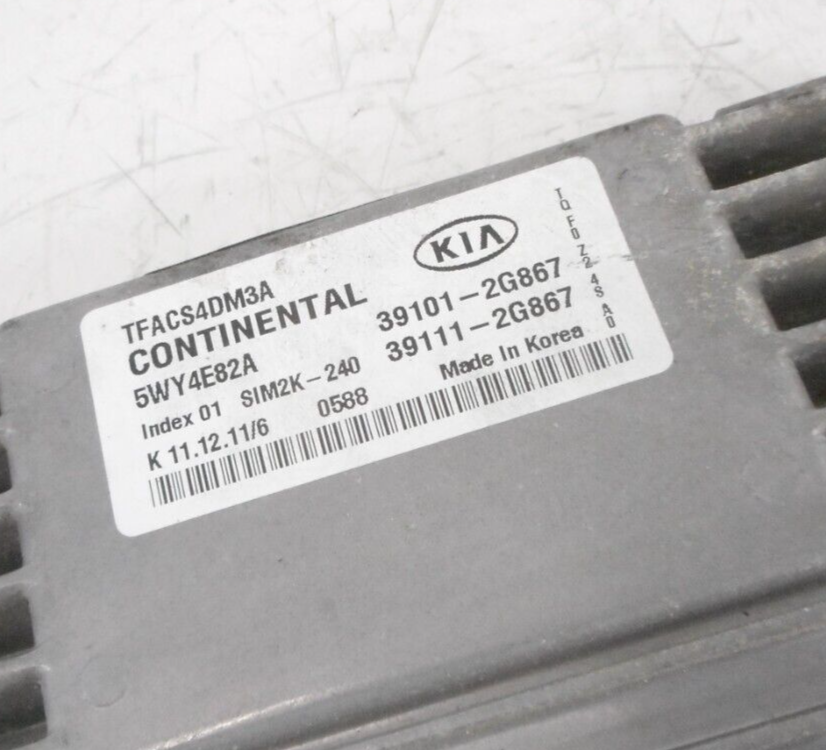 11-13 Kia Optima LX Engine Control Module OEM Federal Emissions LEV 2 ...