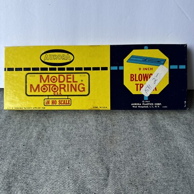 Aurora HO Model Motoring Slot car 9" BLOWOUT track #1541-200 | eBay