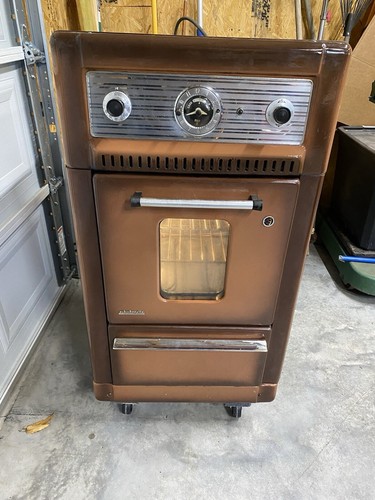 Vintage Wall Oven Small Suburbanette Brown 2800 Series READ DESCRIPTION ...