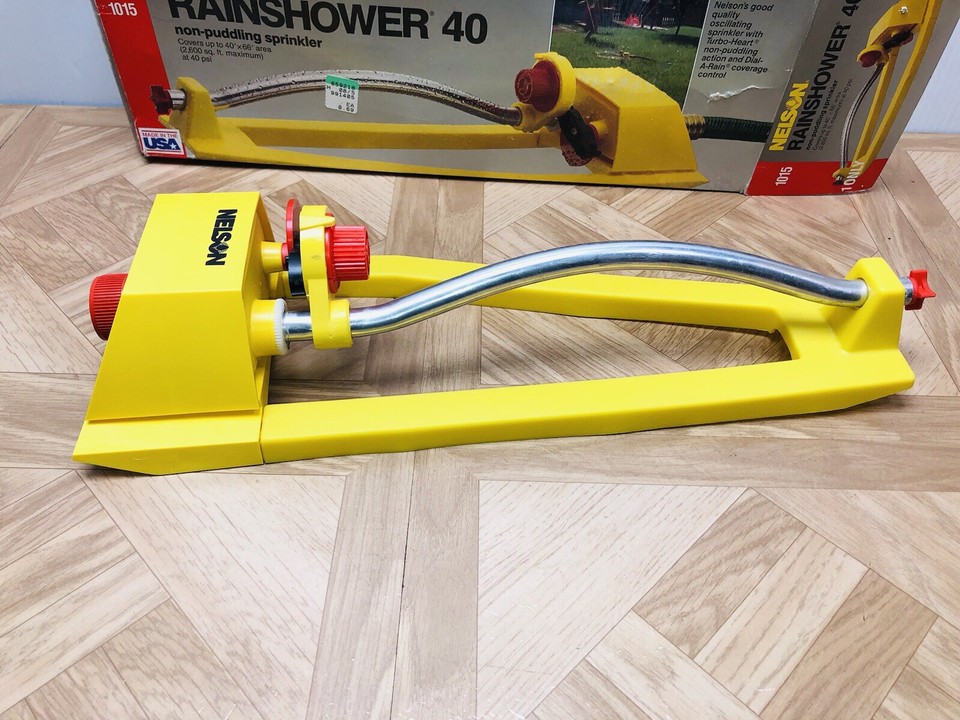 VTG Nelson Rainshower 40 Oscillating Non-Puddling Sprinkler Dial A Rain ...