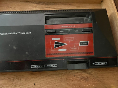 Sega Master System Power Base Console only Good Shape Read Descrip | eBay