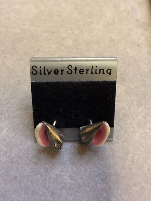 Vintage Conch Shell Gold Tone Sterling Silver Retro Fashion Cufflinks ...