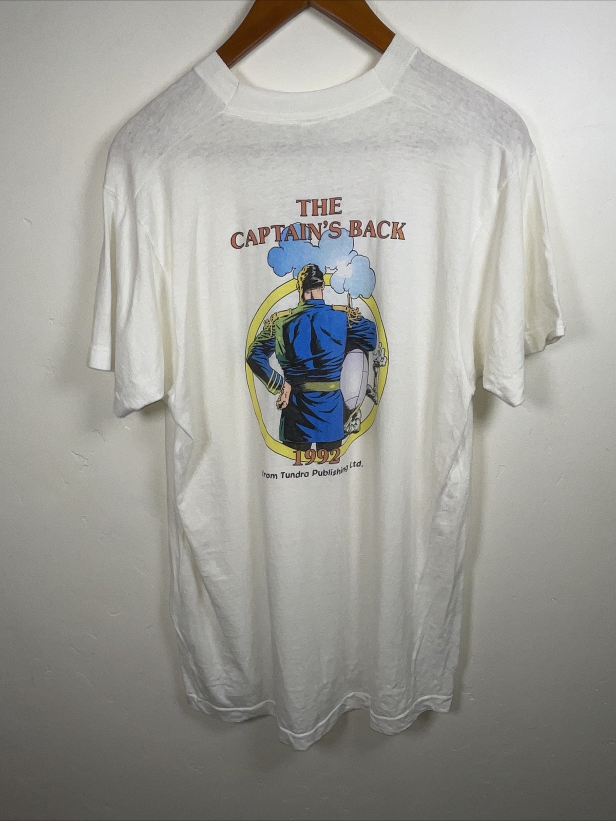 Vintage 1992 Captain Sternn XL Single Stitch T Shirt Bernie Wrightson ...