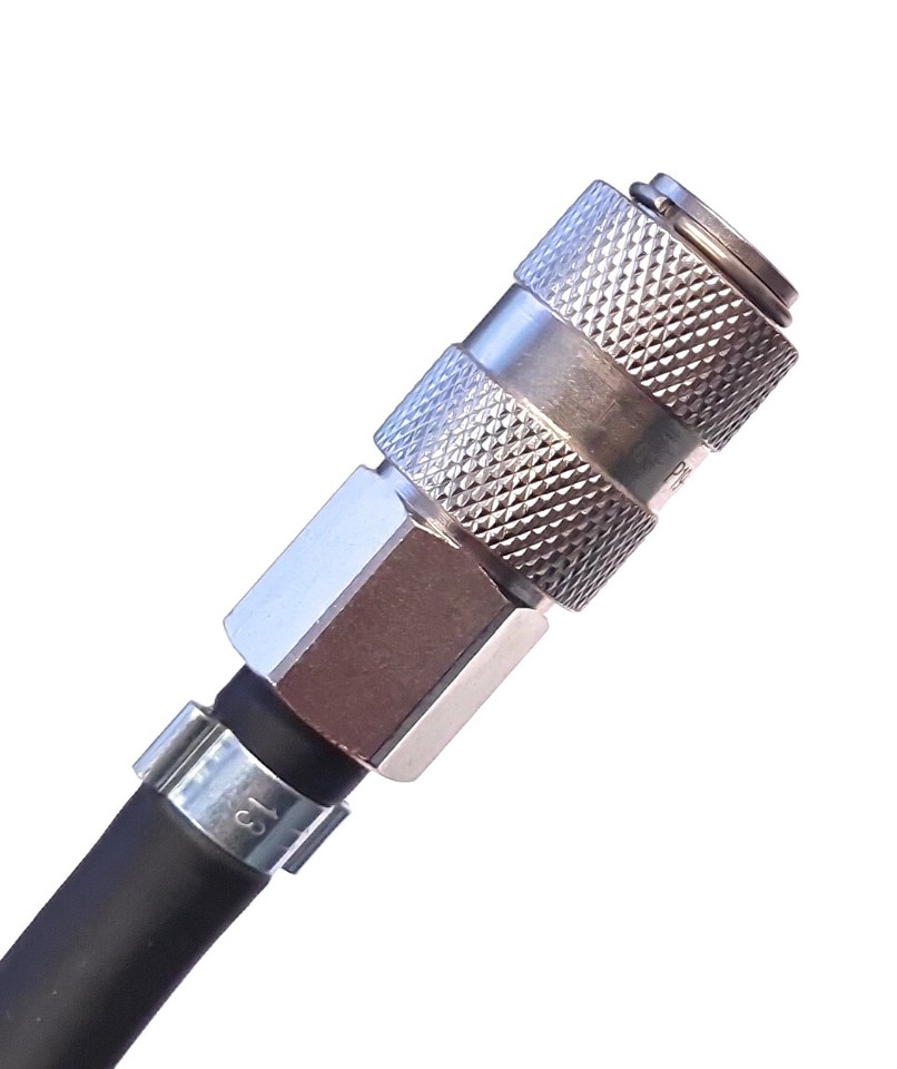 HGV Air-Tank Test Point Air Inflator Hose to Male or Female Connector ...