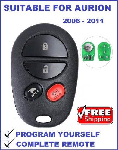 REMOTE Suitable for TOYOTA AURION or KLUGER 2006 2007 2008 2009 2010 ...